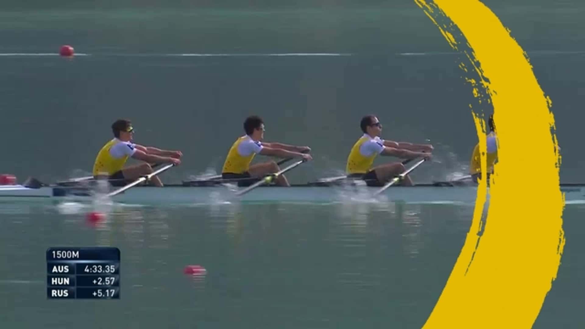 2015 World Rowing Championships - Lightweight Men's Quadruple Sculls ...