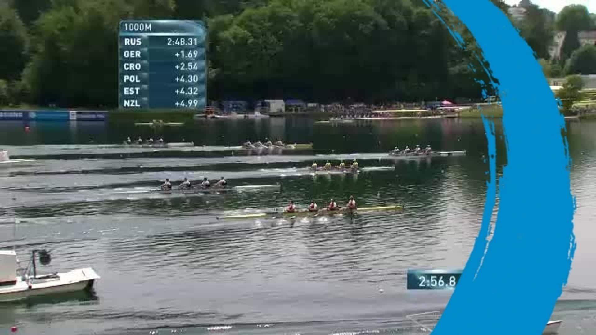 2012 Samsung World Rowing Cup II - Lucerne (SUI) - Men's Quadruple ...