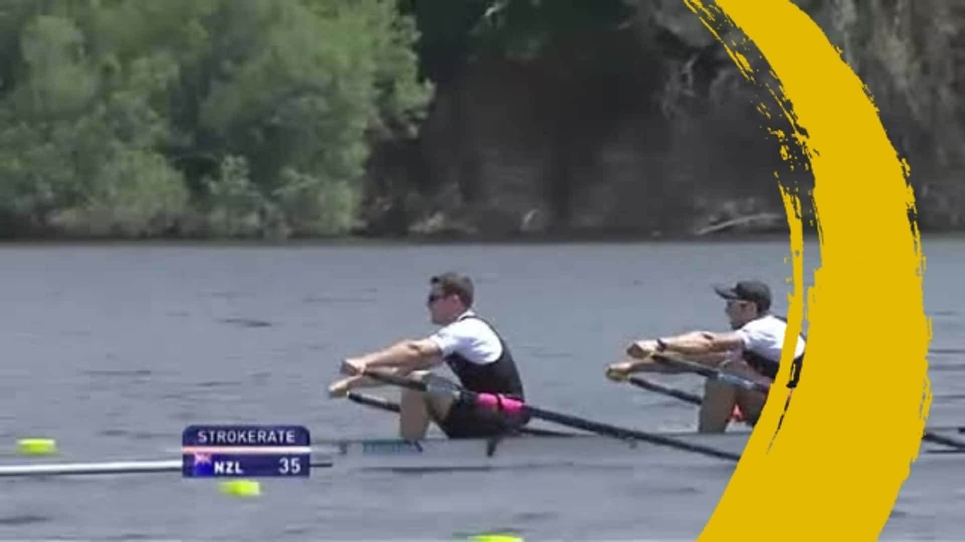 2010 World Rowing Championships - Karapiro (NZL) - Men's Double Sculls (M2x) - Semifinal A/B 1