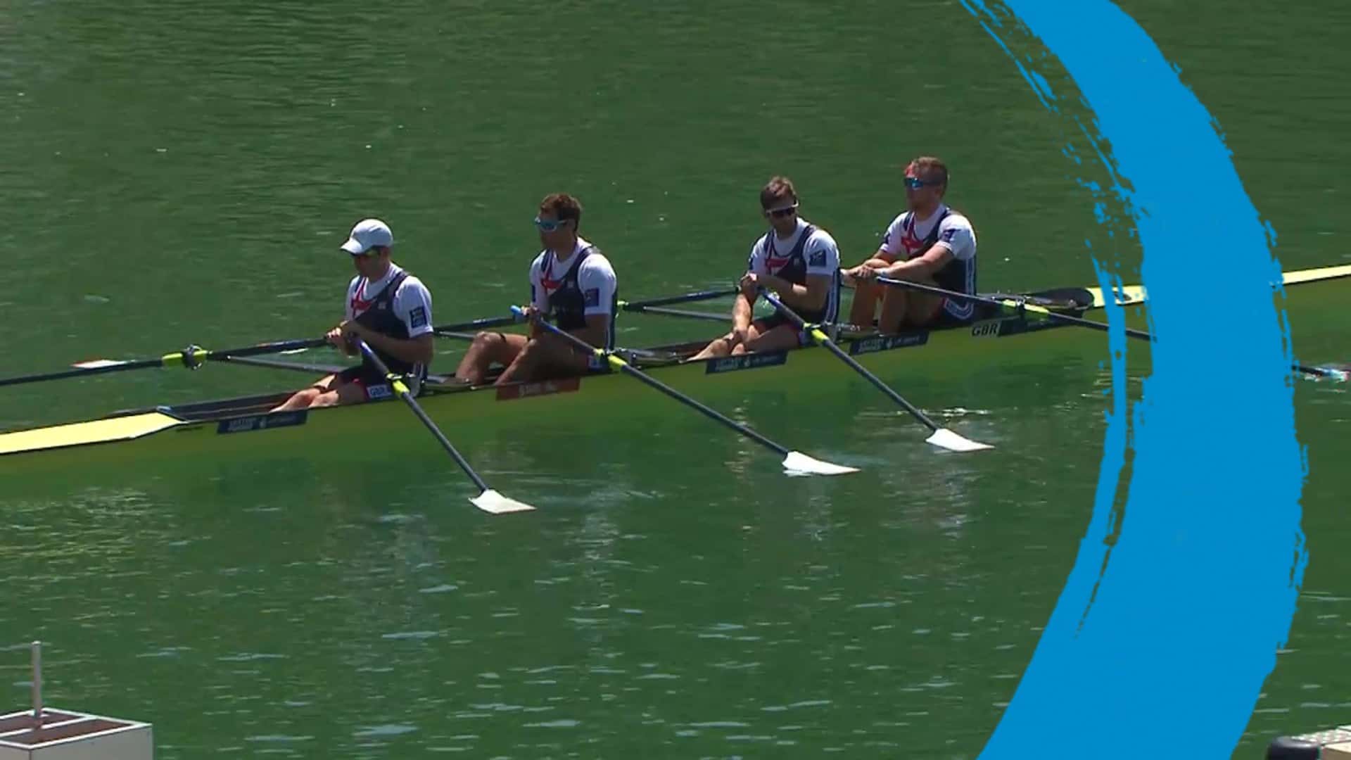 2018 World Rowing Cup III - Lucerne (SUI) - Men's Quadruple Sculls (M4x ...