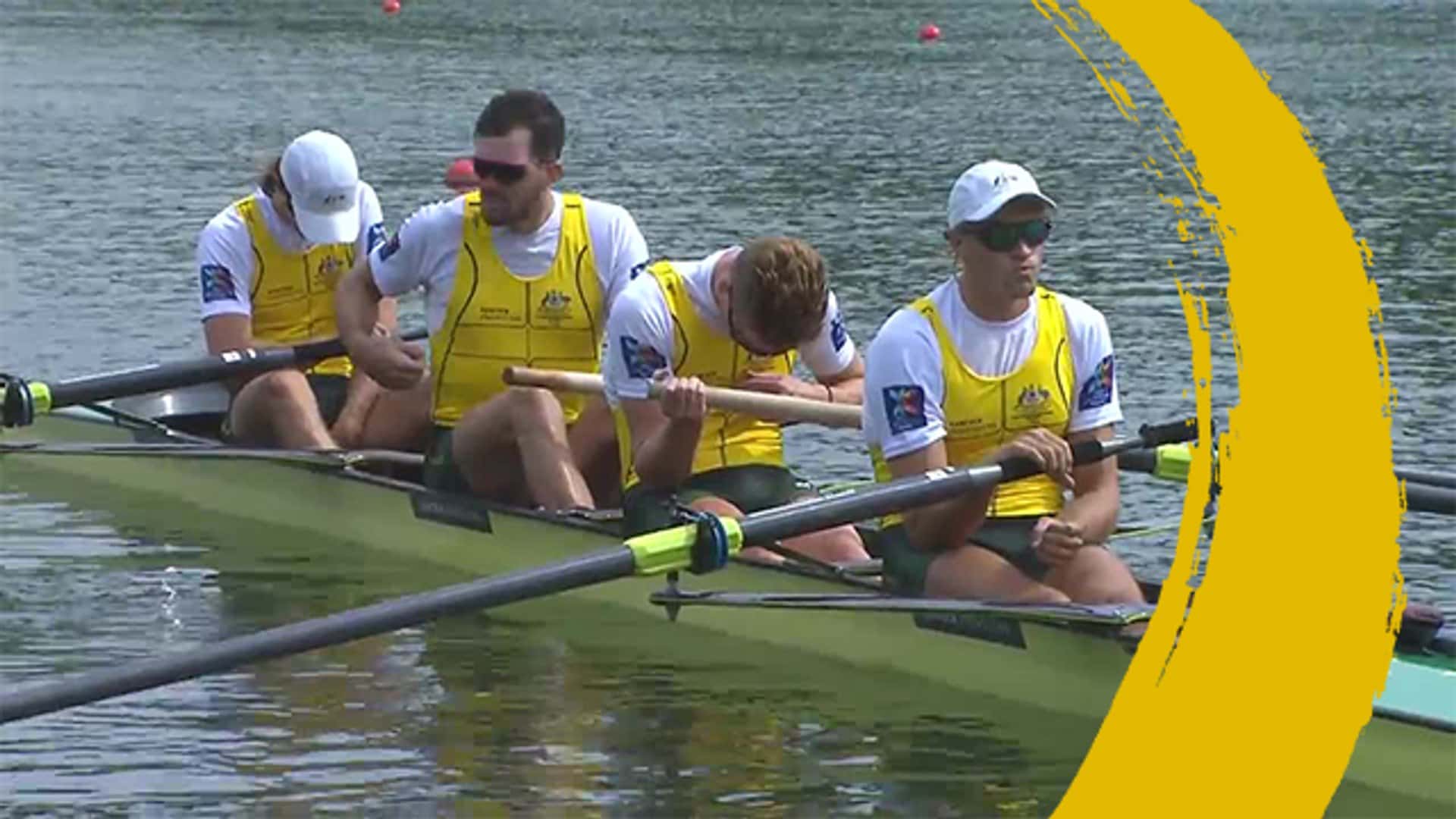 2019 World Rowing Championships - Linz, AUT - Men's Four (M4-) - Semi ...
