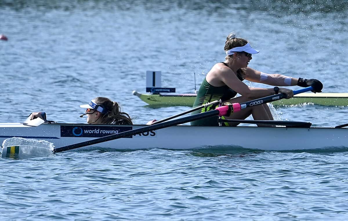 Coxing in solidarity at the 2022 World Rowing Cup I - World Rowing