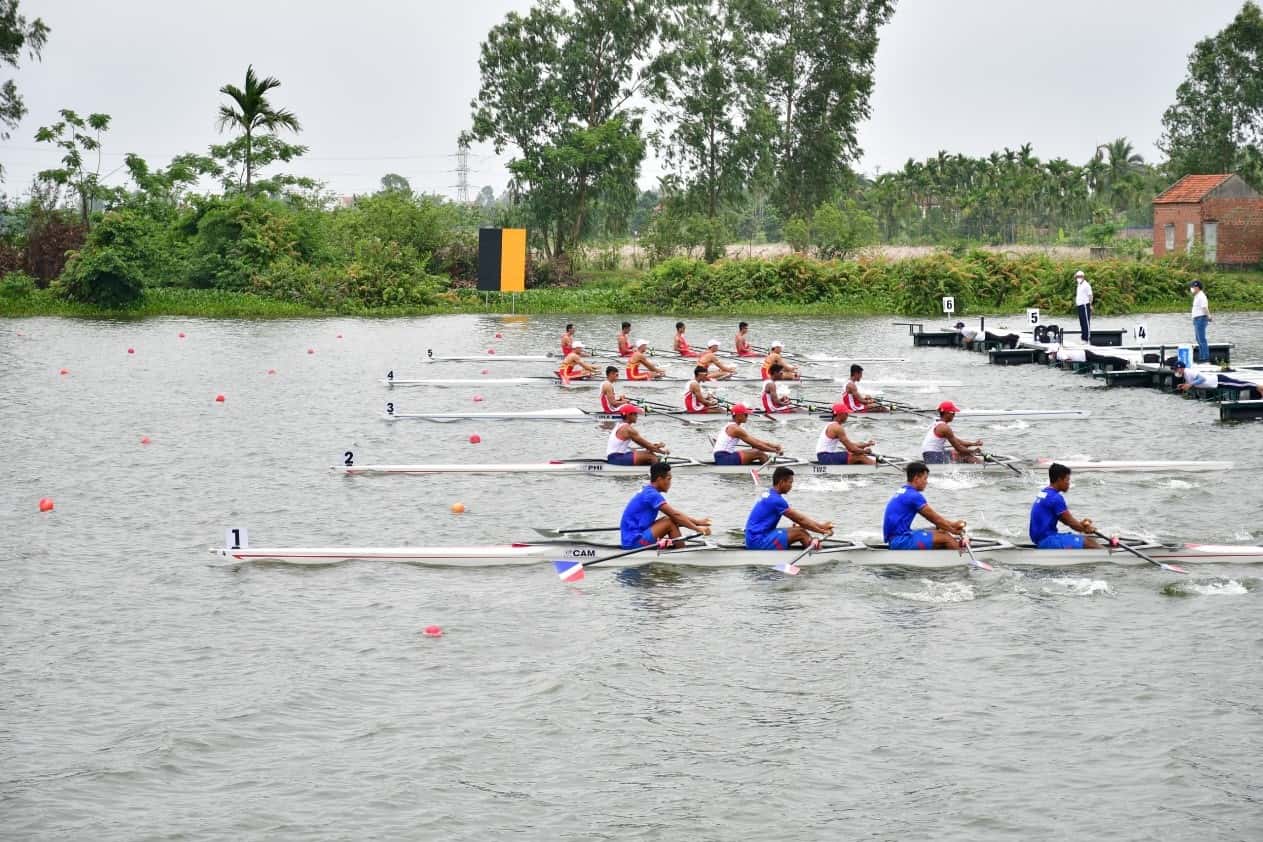 Great atmosphere and racing for rowing at the 31st Southeast Asian ...