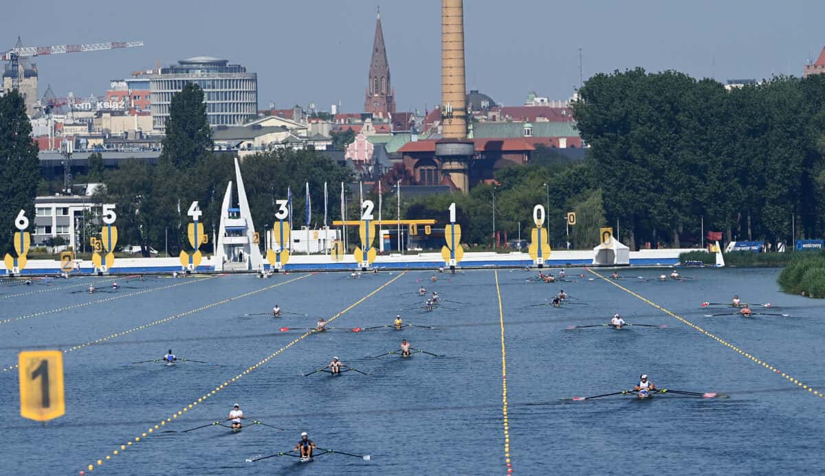 Training at the 2022 World Rowing Cup II in Poznan, Poland - World Rowing