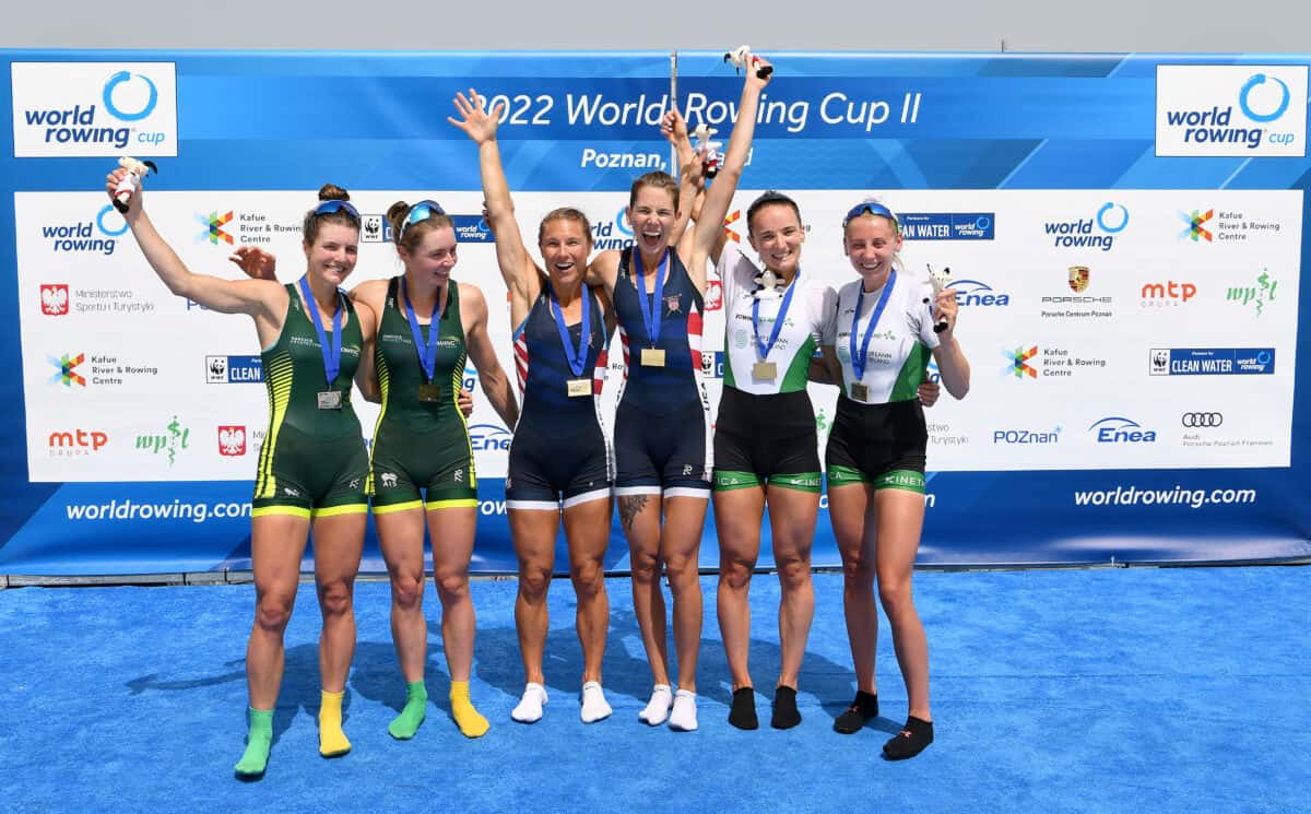 Sunday finals at the 2022 World Rowing Cup II in Poznan, Poland - World ...