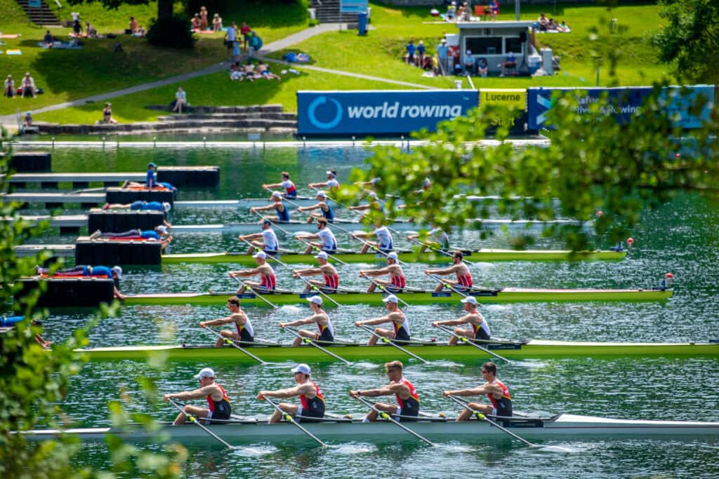 Saturday at the 2022 World Rowing Cup III in Lucerne, Switzerland ...