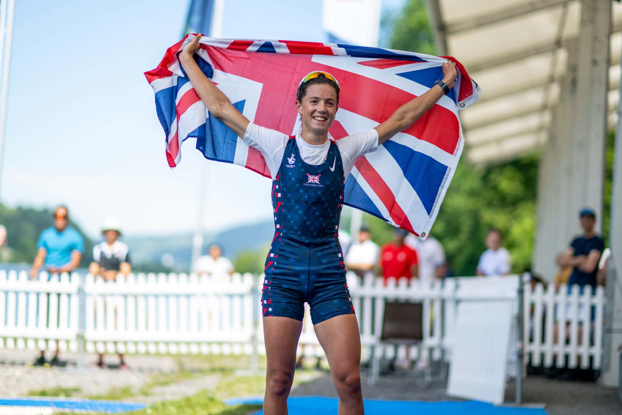2022 European Rowing Championships - Imogen Grant and Kristoffer Brun ...