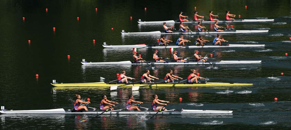 Saturday (2) at the 2022 World Rowing Cup III in Lucerne, Switzerland ...