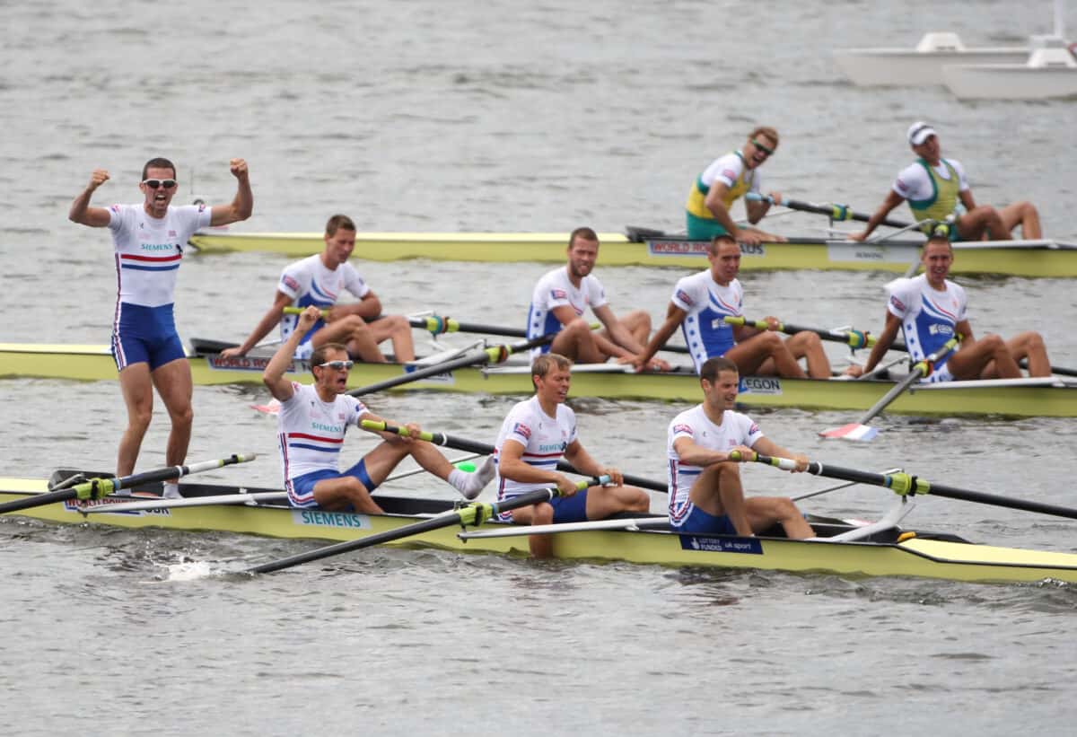 Saturday Finals at the 2010 World Rowing Championships in Karapiro (NZL ...