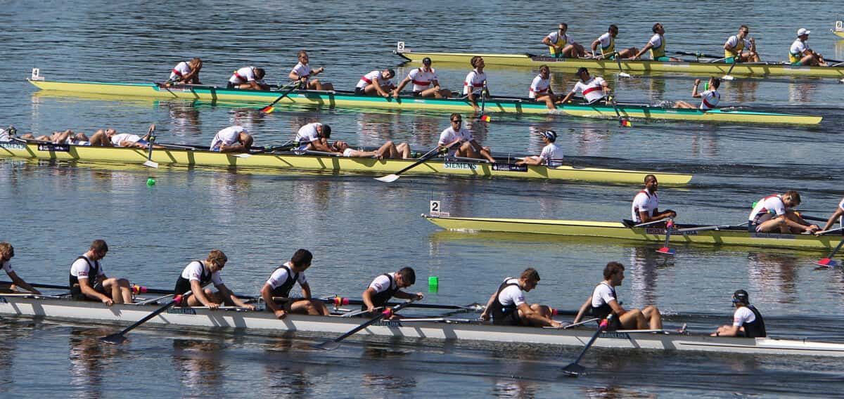 Sunday Finals at the 2010 World Rowing Championships in Karapiro (NZL ...