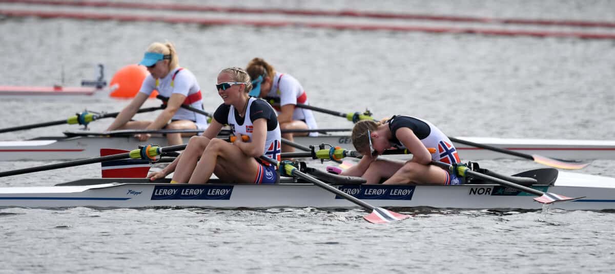 Finals at the 2018 European Rowing Championships in Glasgow (GBR ...