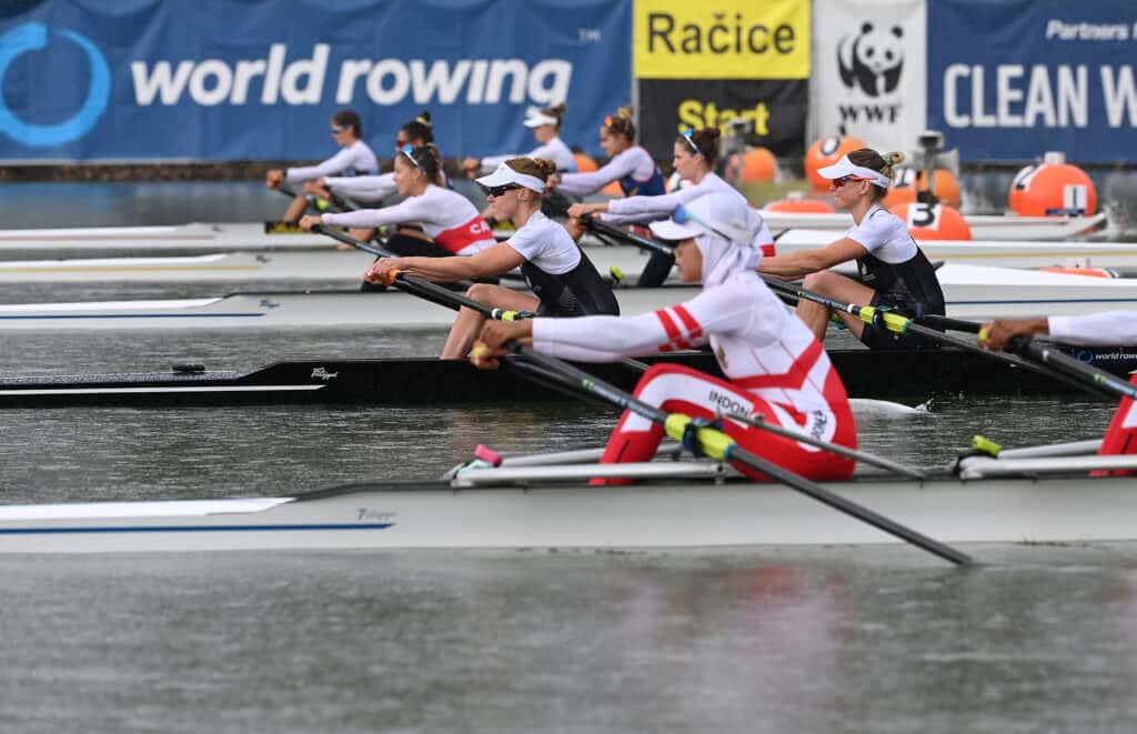 Day Three Racing at the 2022 World Rowing Championships in Racice, Czech Republic - World Rowing