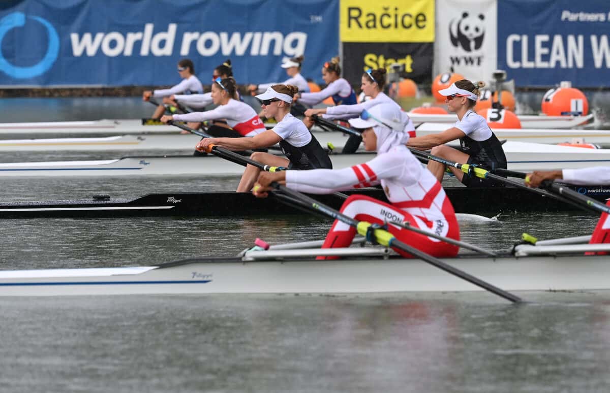 Day Three Racing at the 2022 World Rowing Championships in Racice, Czech Republic - World Rowing
