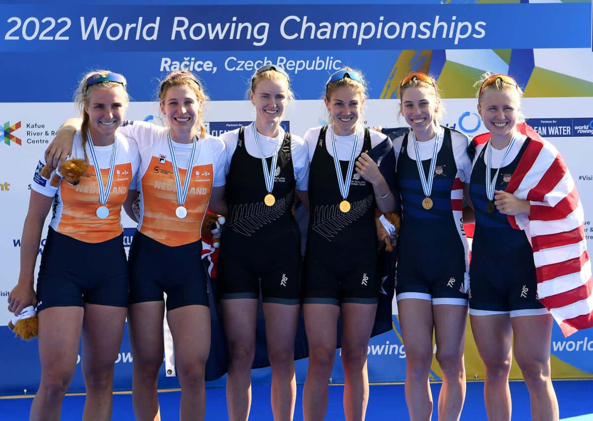 Day Seven Podiums at the 2022 World Rowing Championships in Racice ...