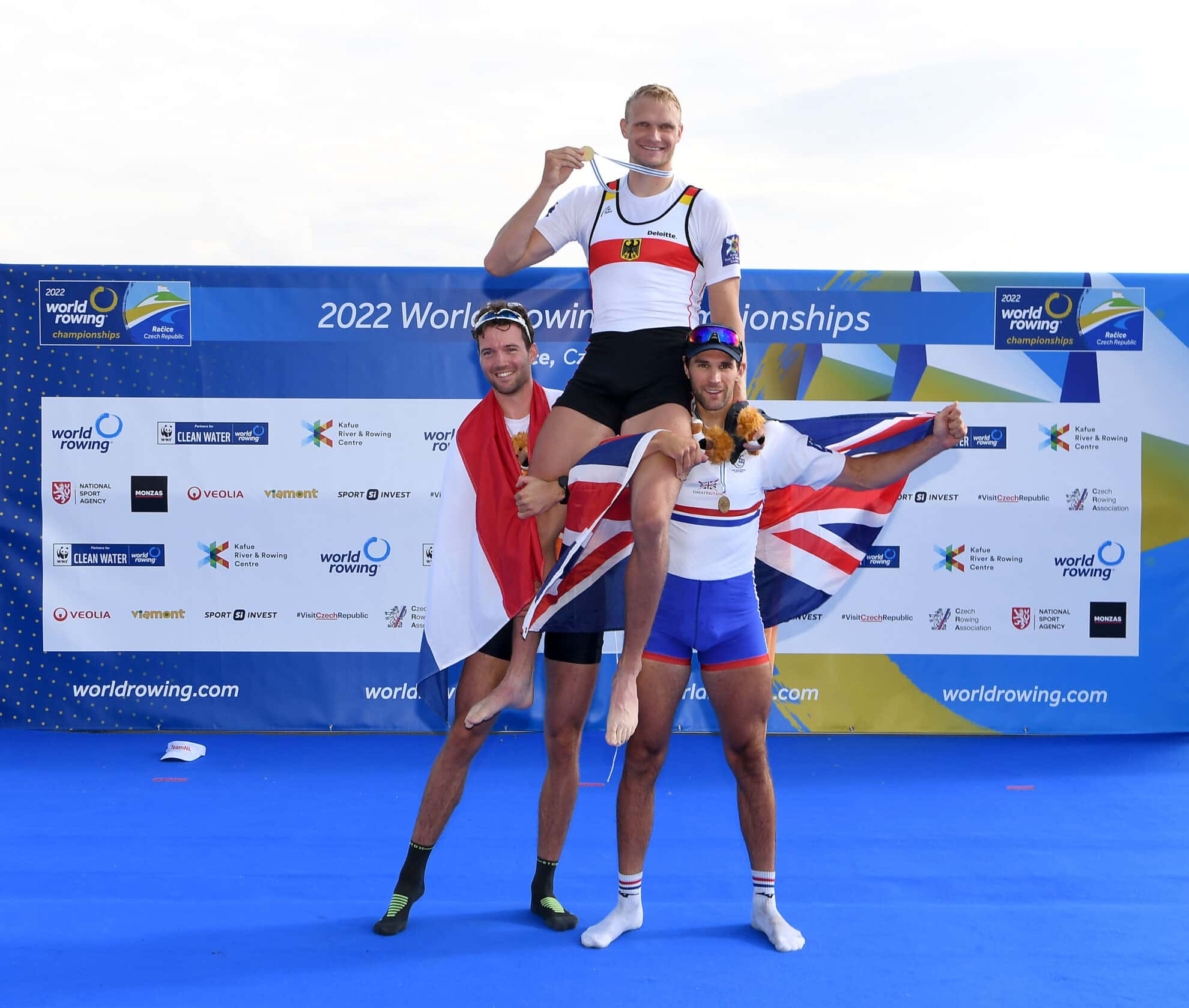Day Eight Podiums at the 2022 World Rowing Championships in Racice ...