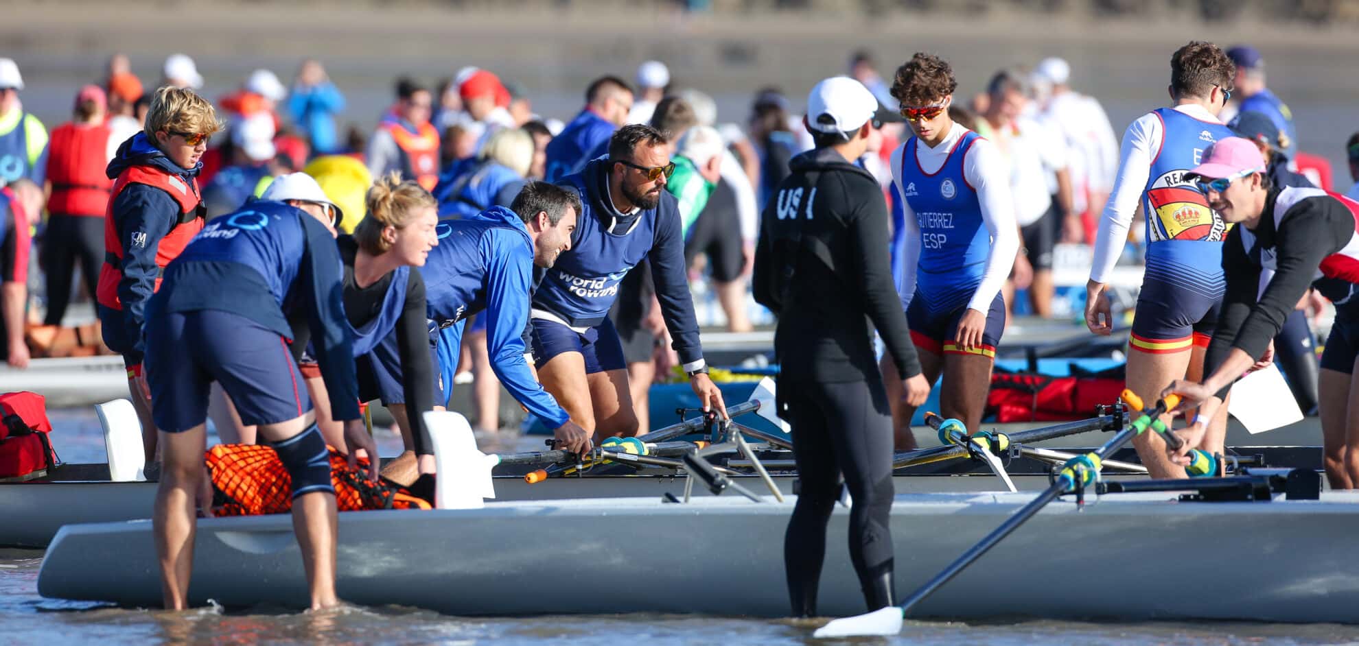 Day Two racing at the 2022 World Rowing Coastal Championships in ...