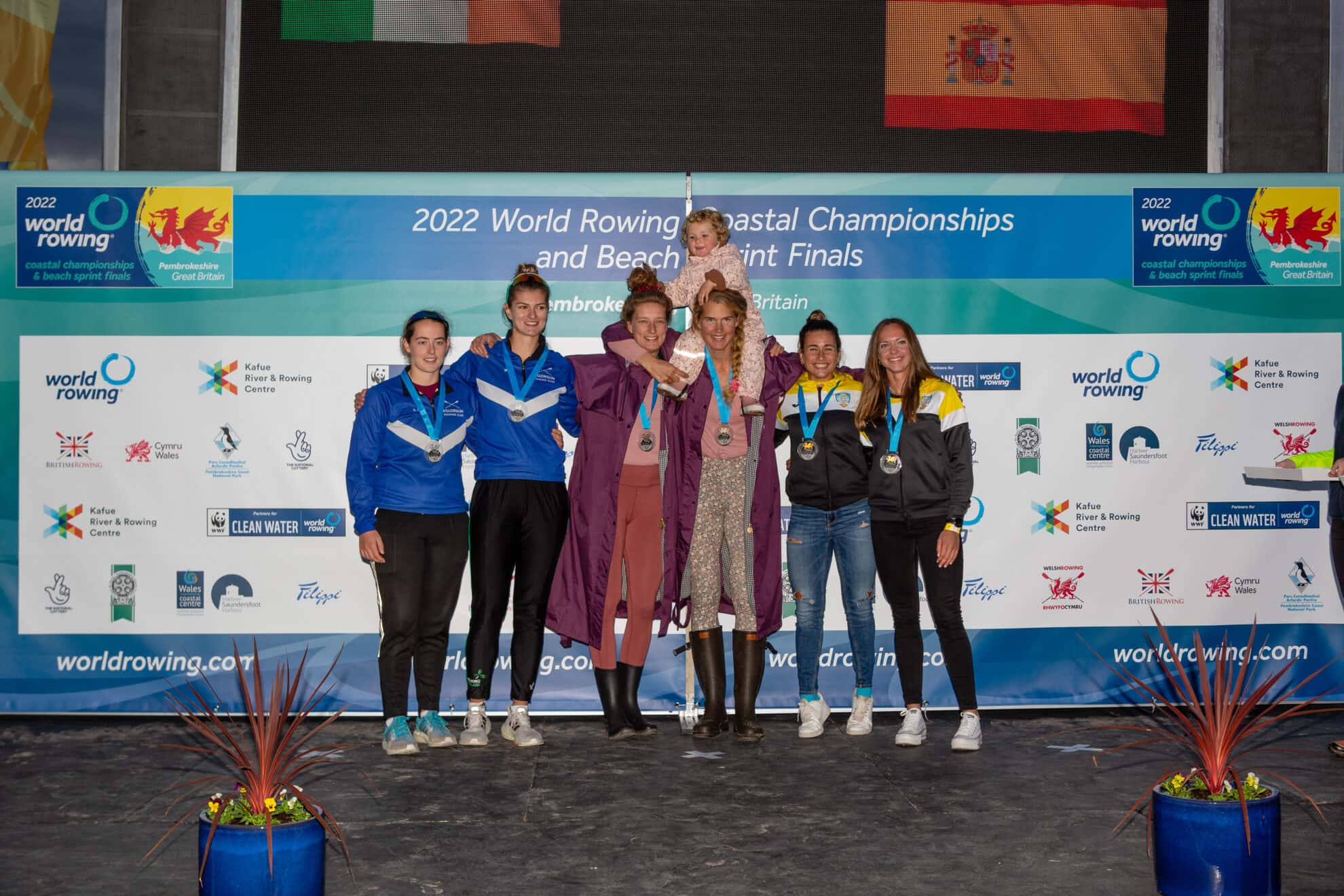 Podiums at the 2022 World Rowing Coastal Championships in Pembrokeshire ...
