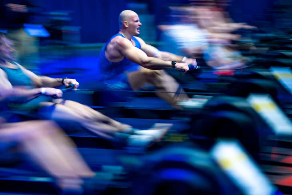 Naukkarinen’s indoor rowing skill at virtual sprints - World Rowing
