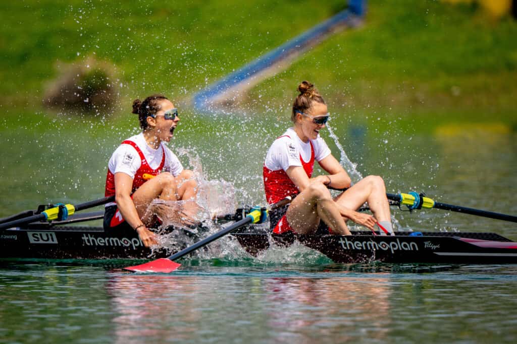 Day three racing at the 2023 World Rowing Cup I, Zagreb, Croatia ...