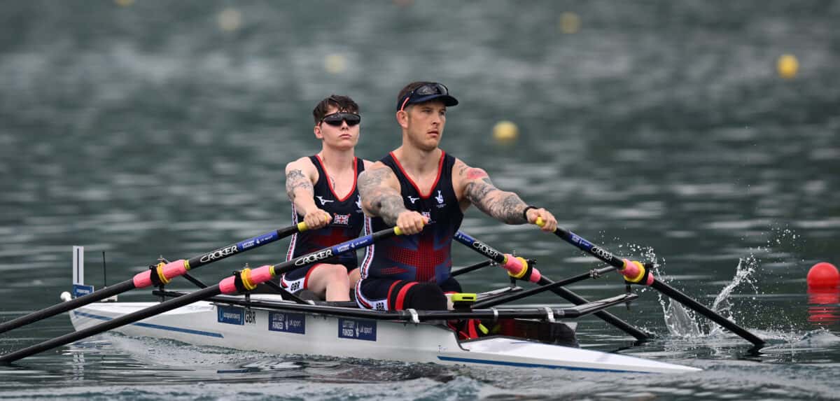 2023 European Rowing Championships - Bled, Slovenia - PR2 Mixed Double ...