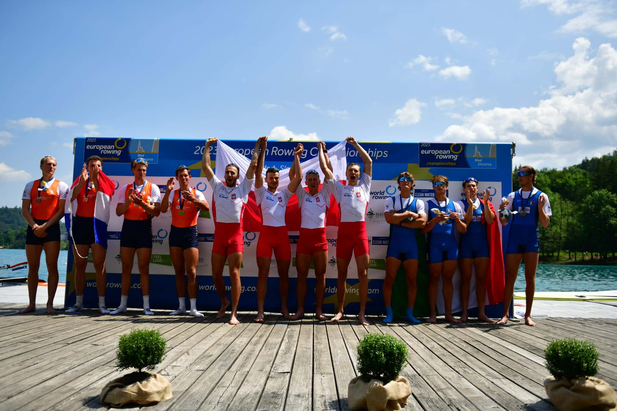 Race Report: First European Champions crowned on Lake Bled - World Rowing