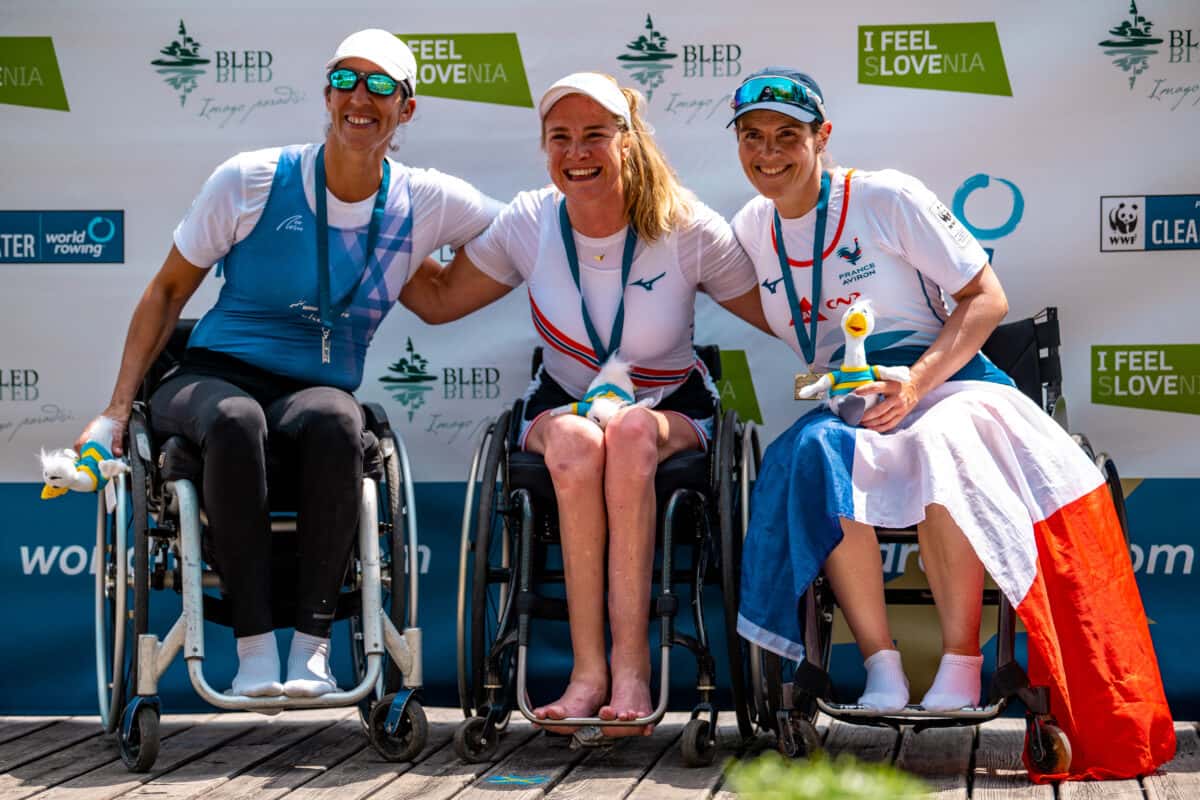 Day Three podiums at the 2023 European Rowing Championships in Bled ...