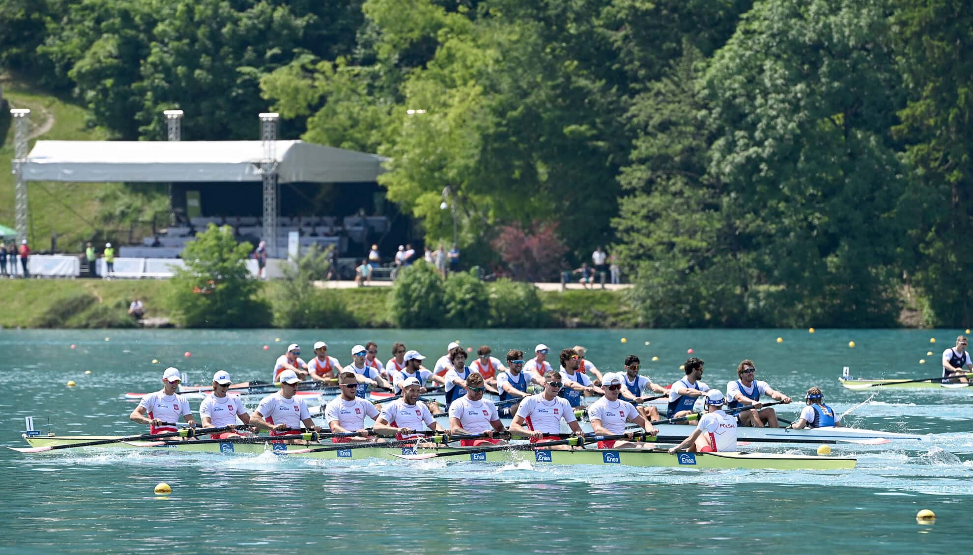 Day Three racing at the 2023 European Rowing Championships in Bled ...