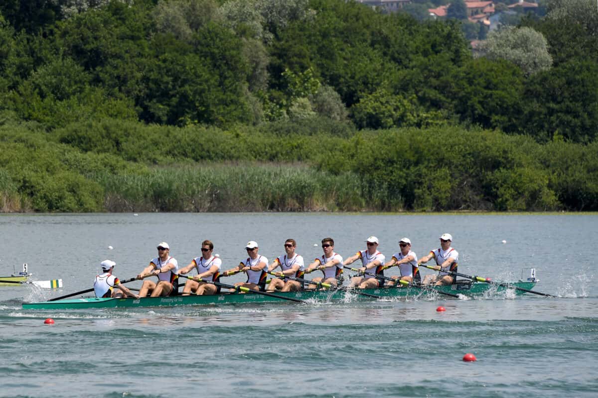 2023 World Rowing Cup II - Varese, Italy - Men's Eight (M8+) A-final