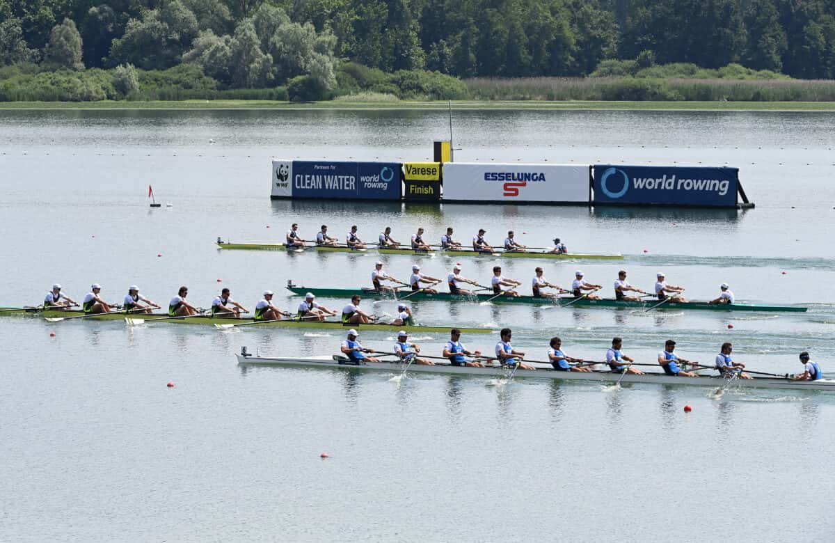 Day Three racing at the 2023 World Rowing Cup II in Varese, Italy ...