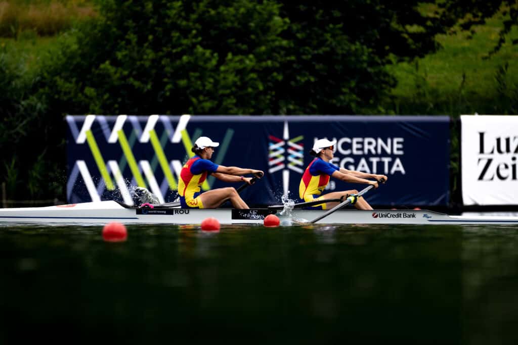 Day Two racing (2) at the 2023 World Rowing Cup III in Lucerne ...