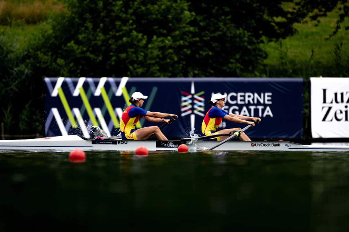 Day Two racing (2) at the 2023 World Rowing Cup III in Lucerne ...