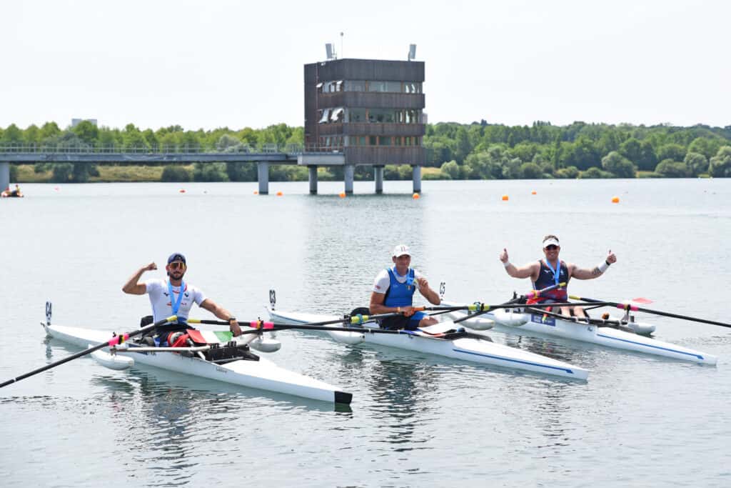 Para-rowers shine on the Paris 2024 Paralympic course - World Rowing