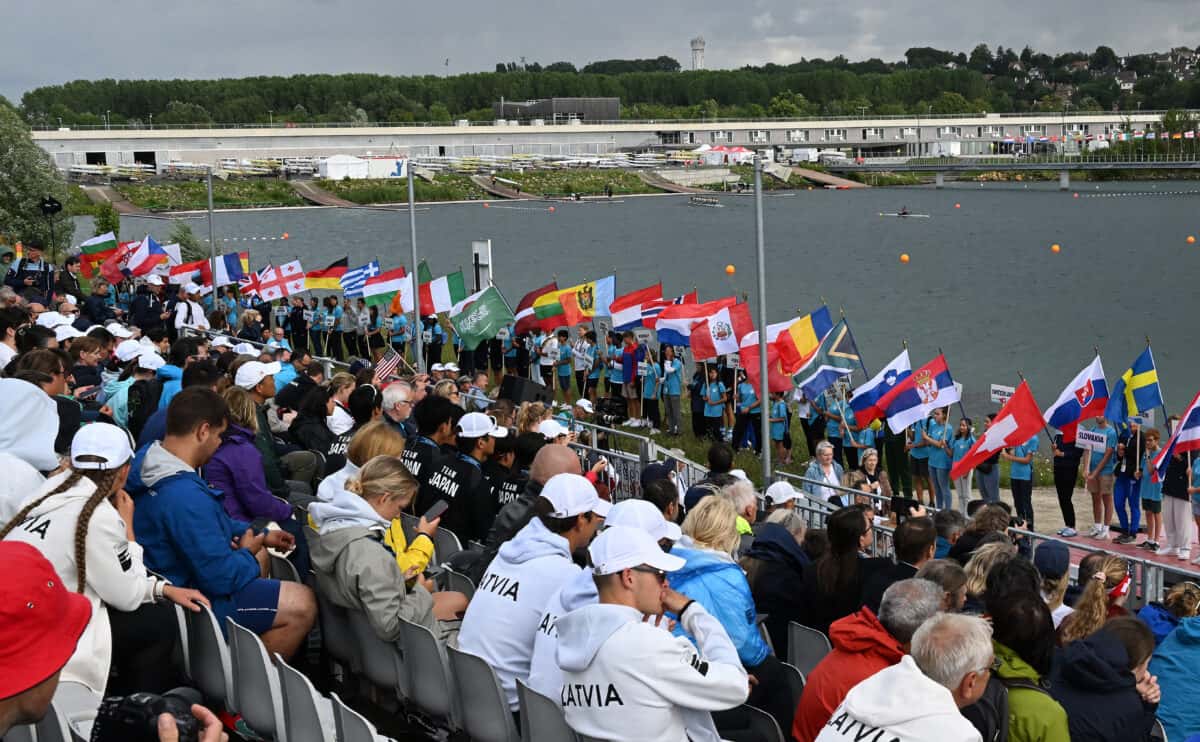 Opening Ceremony at the 2023 World Rowing Under 19 Championships in ...
