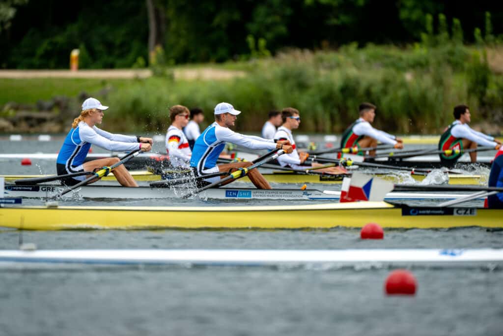 Day One Racing (3) at the 2023 World Rowing Under 19 Championships in ...