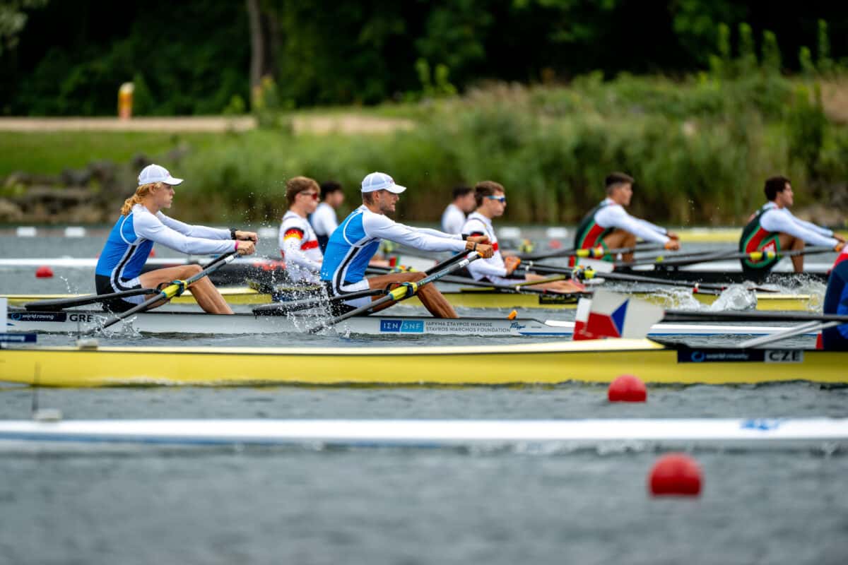 Day One Racing (3) at the 2023 World Rowing Under 19 Championships in ...