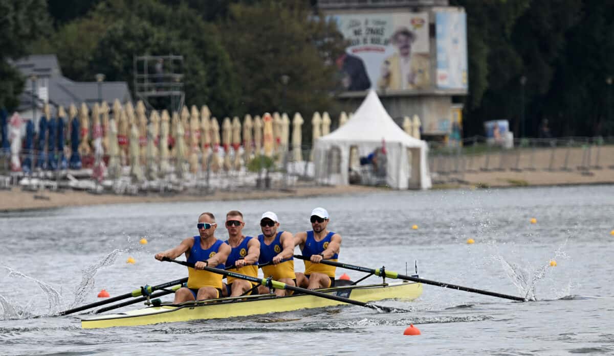2024 World Rowing Cup I - Varese, Italy - Men's Four (M4-) Repechage