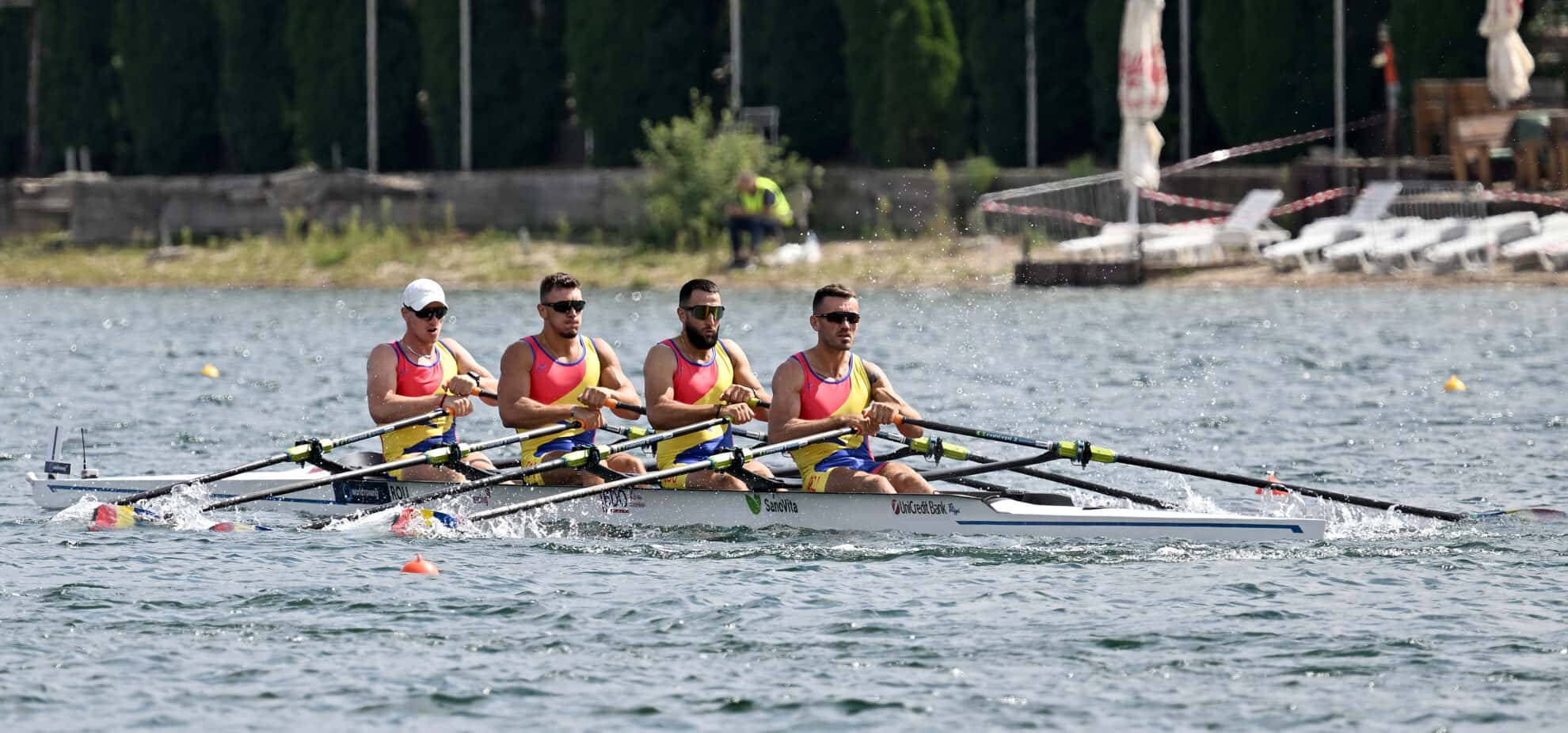2023 World Rowing Championships - Belgrade, Serbia - Men's Quadruple Sculls (M4x) B-final