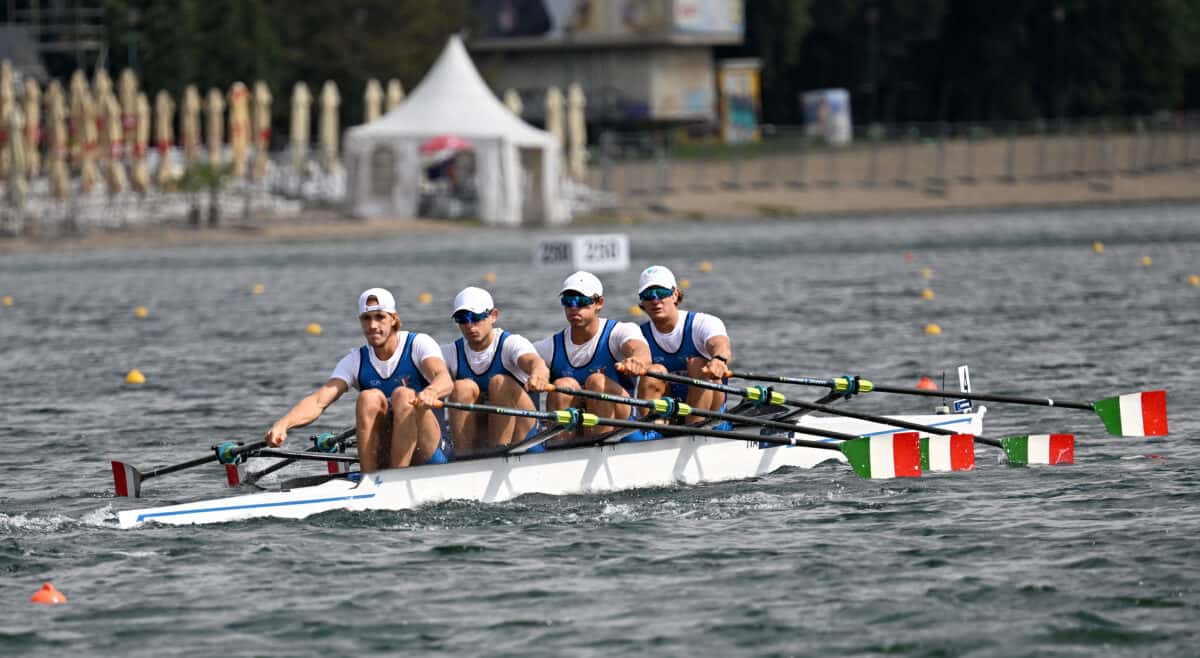 2023 World Rowing Championships - Belgrade, Serbia - Men's Quadruple Sculls (M4x) A-final