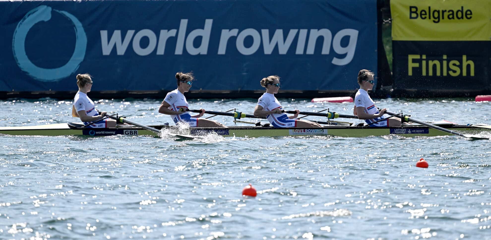 2023 World Rowing Championships - Belgrade, Serbia - Women's Four (W4 ...