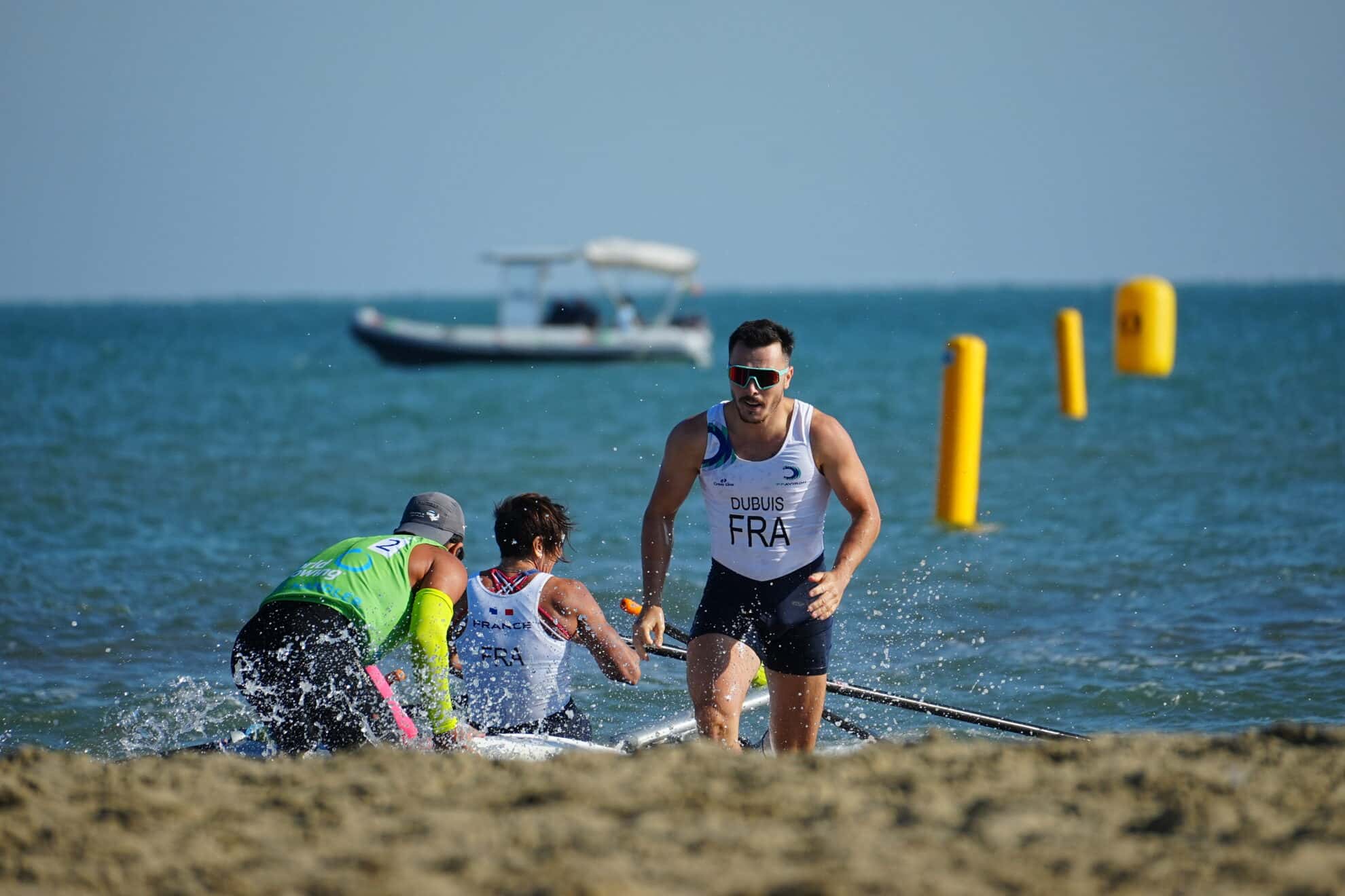 Competition heating up on Barletta Beach - World Rowing