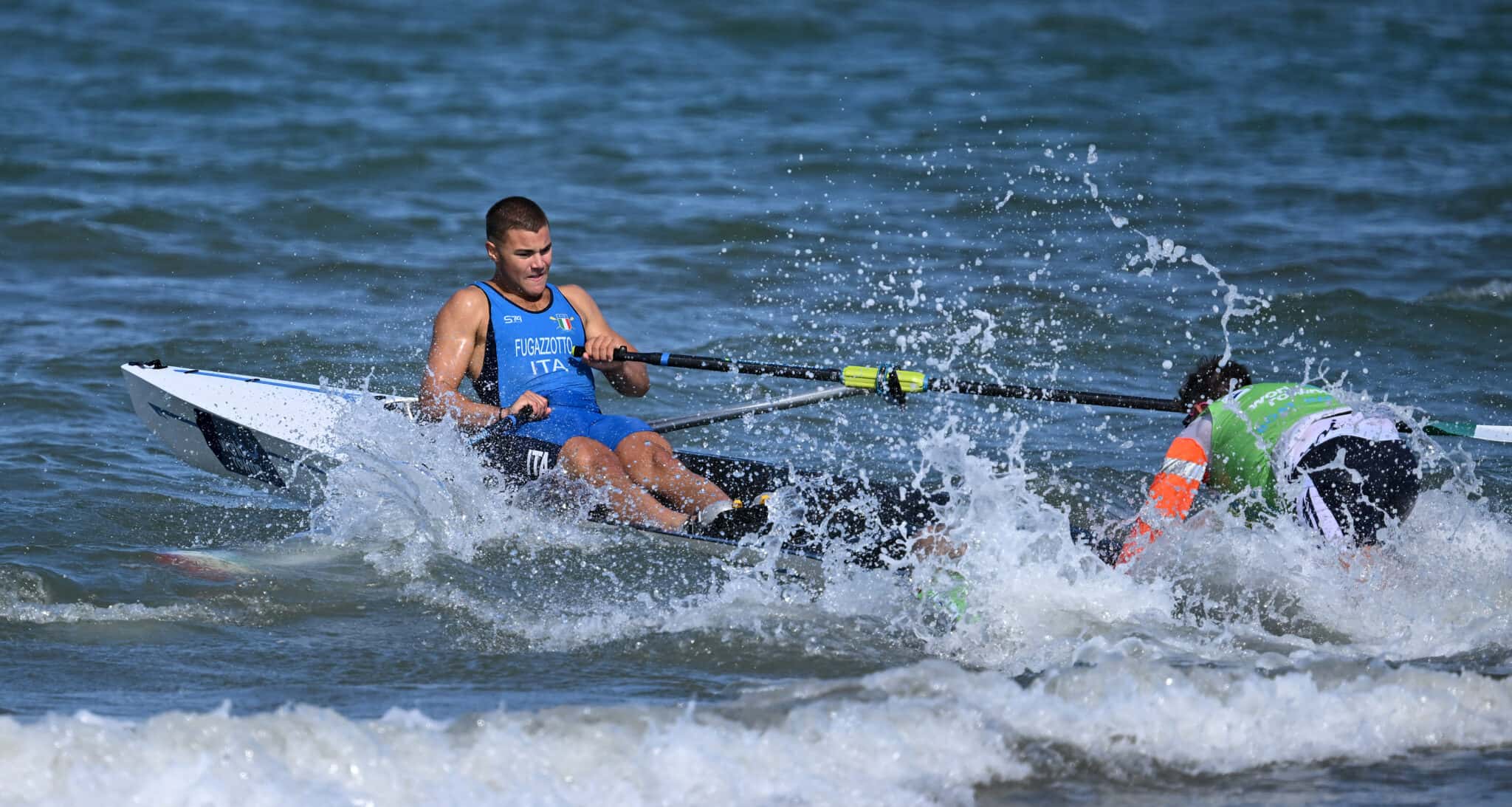 Day Two racing at the 2023 World Rowing Beach Sprint Finals, Barletta ...