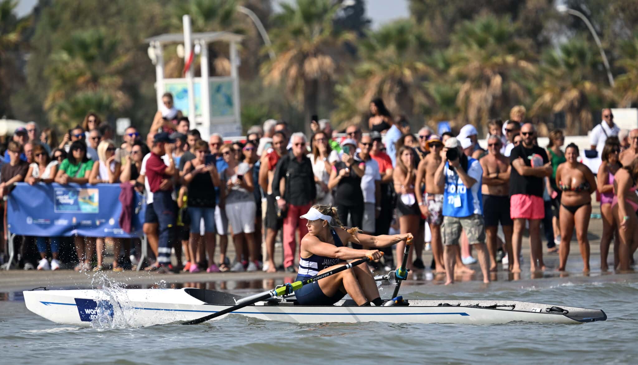Day Three racing at the 2023 World Rowing Beach Sprint Finals, Barletta ...