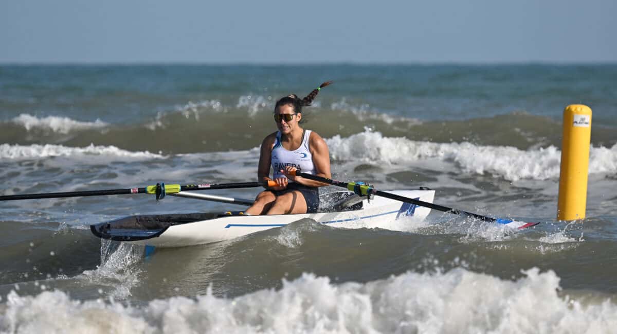 Day Four racing at the 2023 World Rowing Beach Sprint Finals, Barletta ...