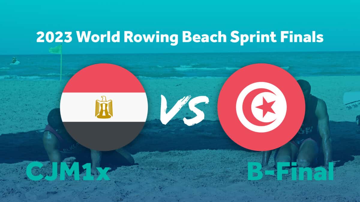 2023 World Rowing Beach Sprint Finals - Coastal Under 19 Men's Solo - B ...