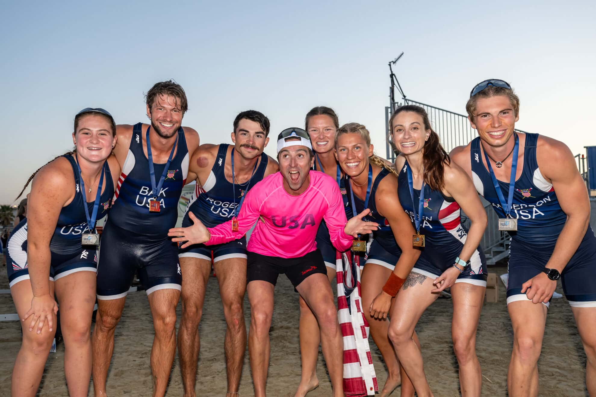 Marc Oria: coaching Beach Sprint Rowing - World Rowing
