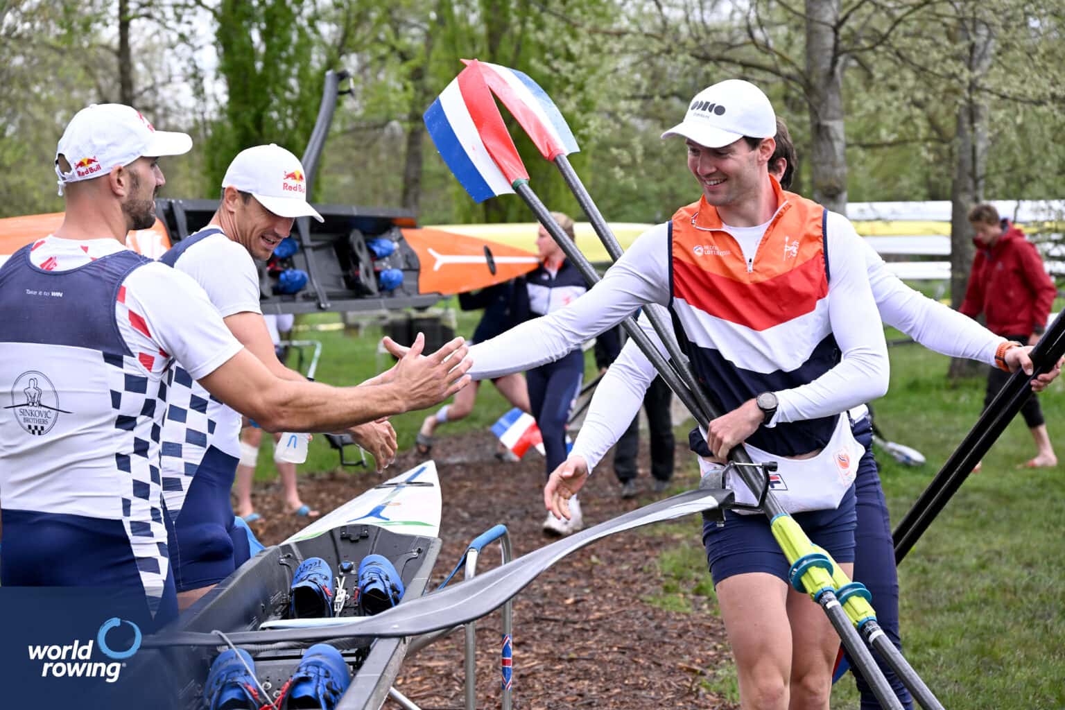 Training at the 2024 World Rowing Cup I, Varese, Italy - World Rowing