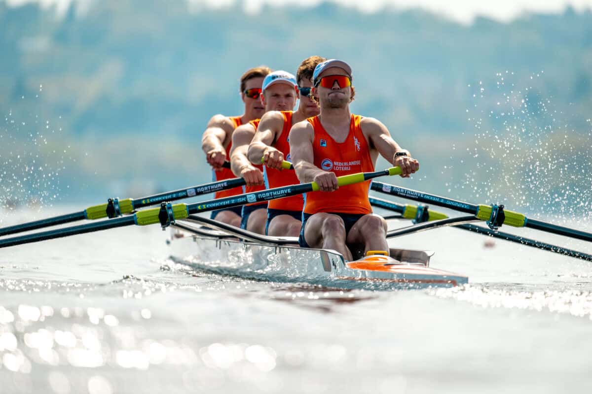 2024 World Rowing Cup II - Lucerne, Switzerland - Men's Four (M4-) A-final