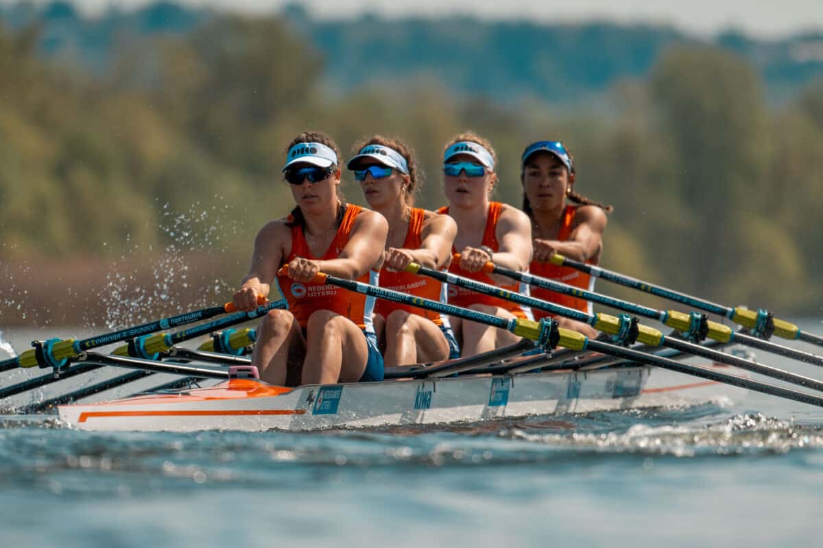 2024 World Rowing Cup II - Lucerne, Switzerland - Women's Quadruple ...