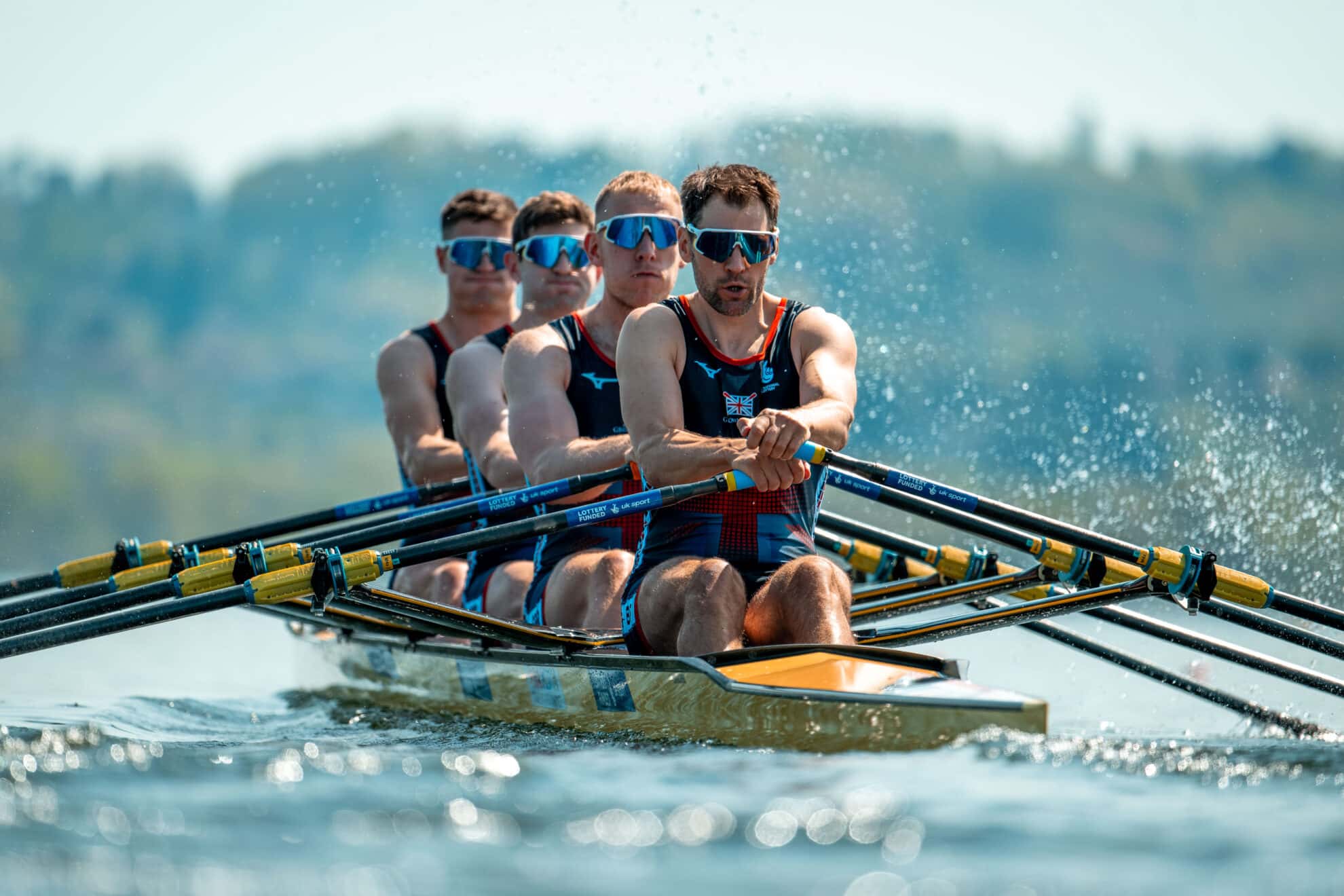 2024 World Rowing Cup I - Varese, Italy - Men's Quadruple Sculls (M4x ...