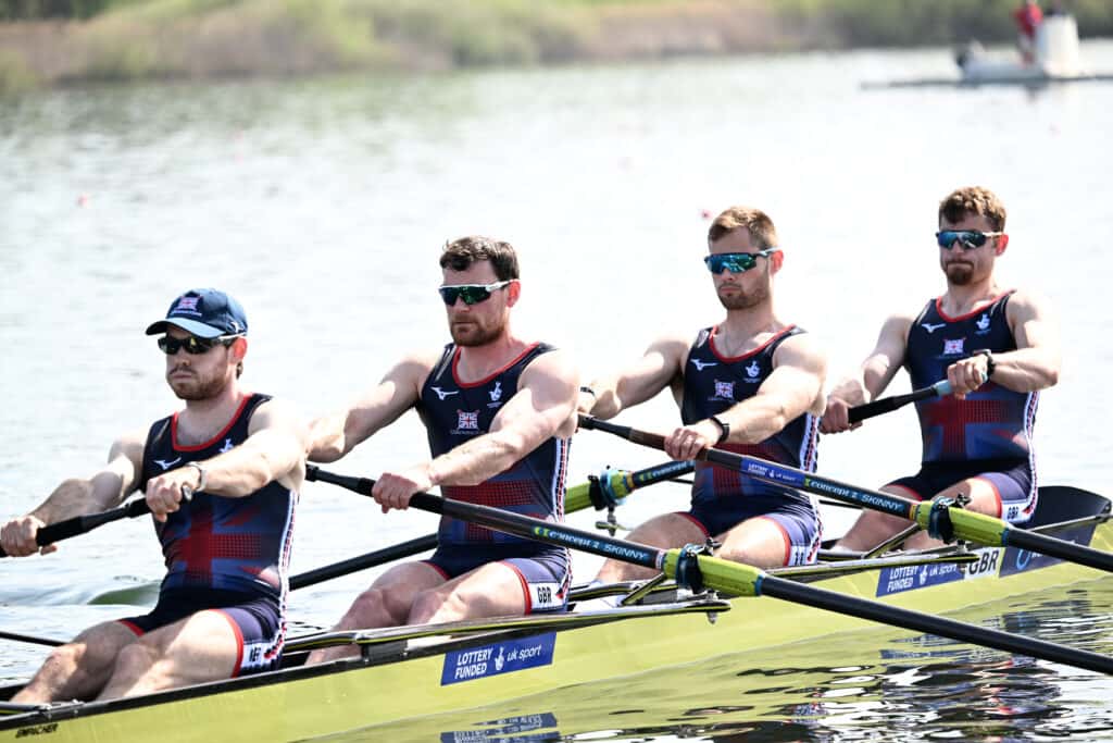 2024 World Rowing Cup I - Varese, Italy - Men's Four (M4-) A-final